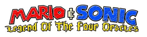 Mario And Sonic Legend Of The Four Oracles Logo By Kratosgoji91 On