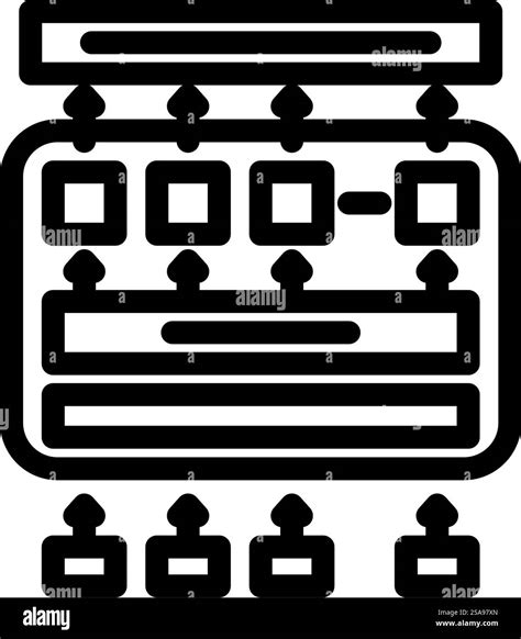 Bert Bidirectional Encoder Representations Transformers Line Icon Vector Bert Bidirectional