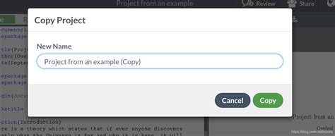 翻译 在 Overleaf 中复制一个项目overleaf复制项目 Csdn博客