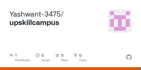 Github Yashwant 3475upskillcampus