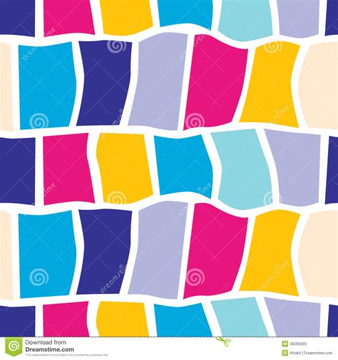 Abstract Geometrical Seamless Background Stock Vector Illustration