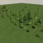 BASE TREE PACK PREFAB V1 0 FS22 Mod