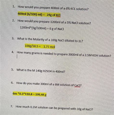 M Kcl Solution Preparation Discount Offers Alphamedicalmanagement Com