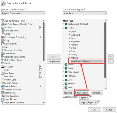 How To Customize The Ribbon In Excel Step By Step Trump Excel