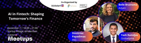 Pydata Kickstartai Meetup Fintech Datascience Ai