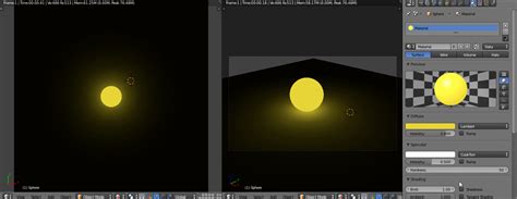 Blender Internal Render Engine Object Emit Light Distance Blender