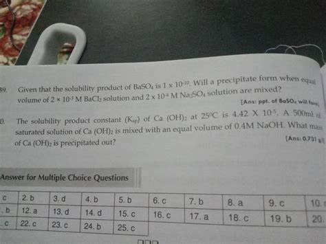 Given That The Solubility Product Of Baso4 Is 1×10−10 Will A Precipitat