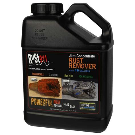 Rust911 Makes Rust Remover Dissolver Economical Safe To Use No Acids Shop Hardware Tools For