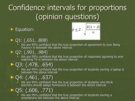 Ap Stats Survey Project PPT