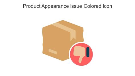 Product Appearance Issue Colored Icon In Powerpoint Pptx Png And Editable Eps Format PPT