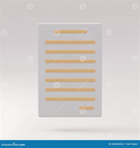 3d Realistic Documents Icon Vector Illustration Stock Vector Illustration Of Agreement