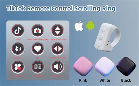 Amazon Remote Control Page Turner For TikTok Bluetooth Camera
