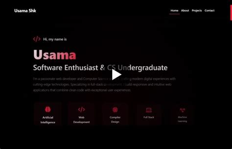 Webdevelopment Portfolio Githubpages Techjourney Creativecoding