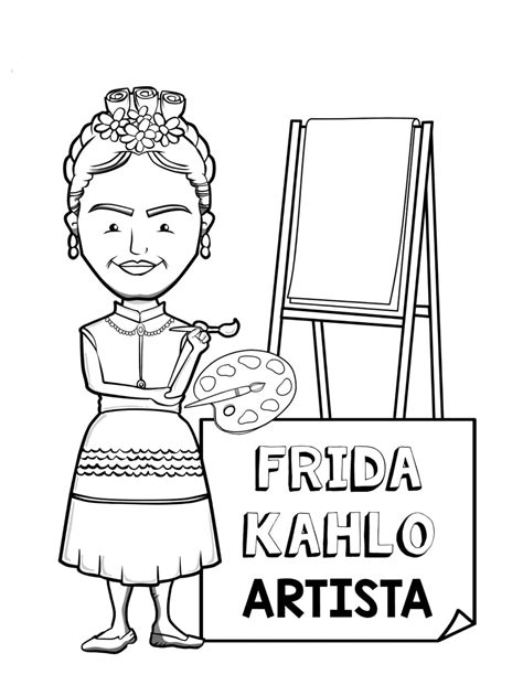 Disegni Di Frida Kahlo Da Colorare Disegni Colorare Com