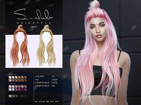 Hair By S Club From Tsr Sims Downloads