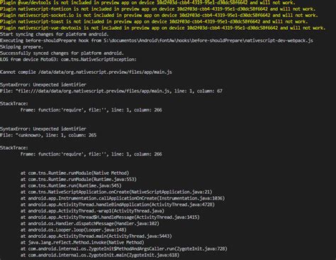 Tns Preview Not Working · Issue 375 · Nativescript Vuenativescript Vue · Github