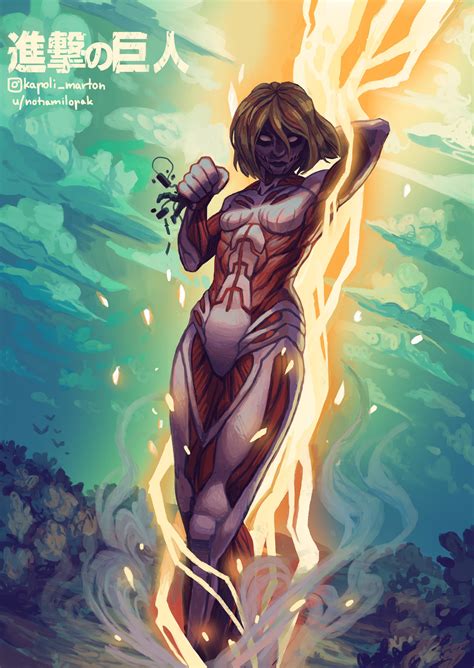 Female Titan Fanart By Me Rshingekinokyojin