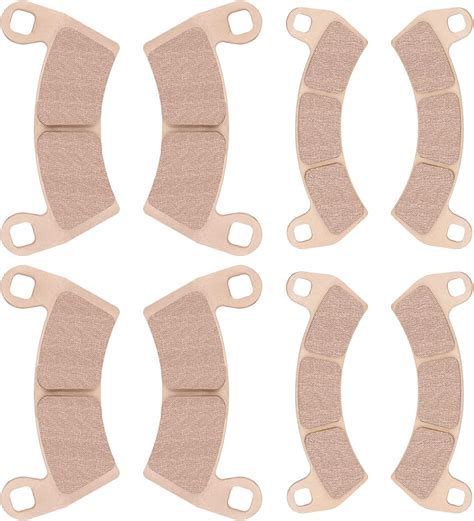 Sintered Brake Pads Kit Front And Rear Compatible With