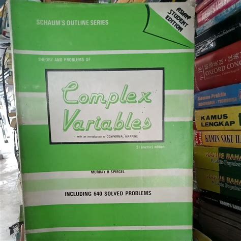 Jual Complex Variables Seri Schaum Shopee Indonesia