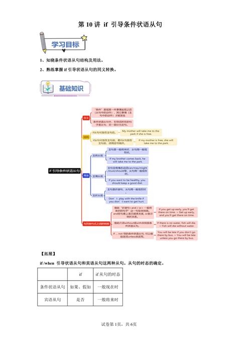 第10讲if引导条件状语从句 人教新目标版八年级英语暑假练习（含解析） 21世纪教育网
