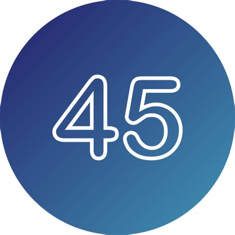 Icono De 45 Generic Gradient Fill