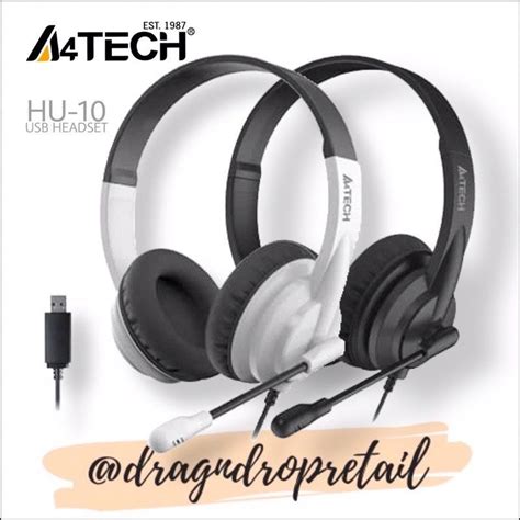 A4tech Hu 10 High Performance Usb Headset Headphone With Noise