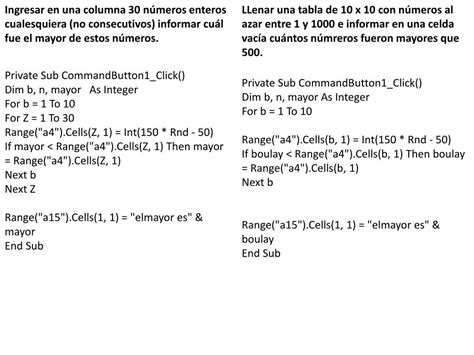Ppt Private Sub Commandbutton1click Dim N As Integer For N 1 To