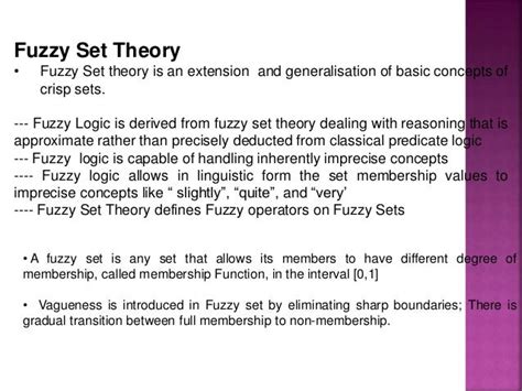 classical sets and fuzzy sets