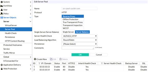 Fortiweb Cookbook Most Basic Setup One Website Only Round