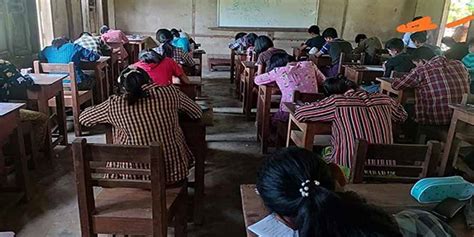 Dvb ဂန့်ဂေါမြို့နယ် ကြားကာလပညာရေးအတွက် စာမေးပွဲကျင်းပ ဓာတ်ပုံ