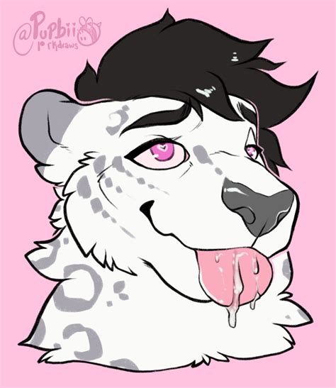 Rule 34 Anthro Black Eyebrows Black Hair Blep Bodily Fluids Cheek