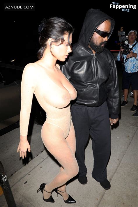 Bianca Censori Sexy Seen With Kanye West Flashing Her Voluptuous Assets