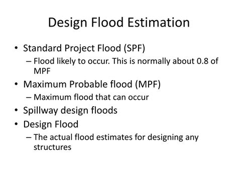 PPT Flood Estimation Flood Control PowerPoint Presentation Free Download ID