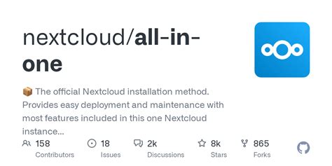 Nextcloud Docker Aio Initial Setup Fails With Nas Mount Working Solution 📦 Appliances