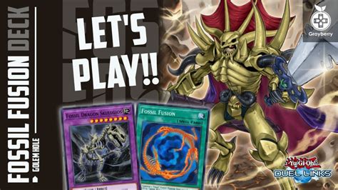 Fossil Fossil Fusion Deck Jim Crocodile Cook Shining Sunrise [yu Gi Oh Duel Links