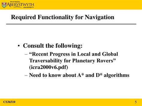 PPT Autonomous Robot Localisation Path Planning Navigation And Obstacle Avoidance