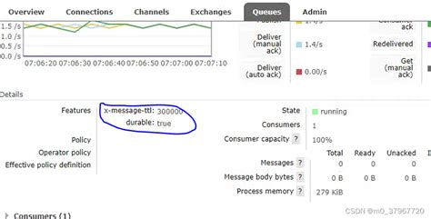 Rabbitmq异常之inequivalent Arg ‘x Message Ttl‘ For Queue ‘‘ In Vhost