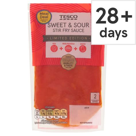 Tesco Sweet And Sour Stir Fry Sauce 165g Tesco Groceries