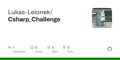 GitHub Lukas Lelonek Csharp Challenge