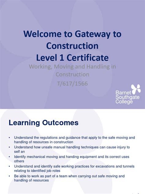 Bsc Slides Construction D Jan 22 V13 Pdf Occupational Safety And Health Safety