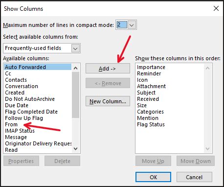 Fix Outlook Inbox That Doesnt Show Senders Name 6 Ways