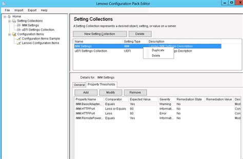 Duplicating A Setting Collection Lxci Configpack Sccm Lenovo Docs