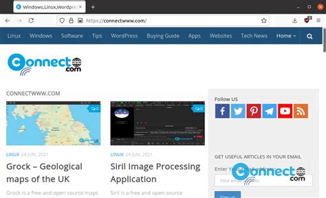 LibreWolf Web Browser Firefox Fork CONNECTwww Com