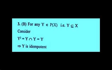 Set A Ot A Set Wilh The Binary Operations Symmetric Diference A And
