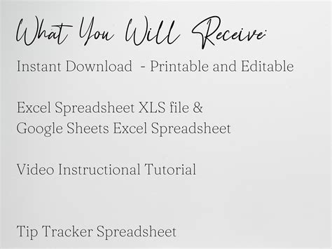 Tip Tracker Excel Spreadsheet Tips Tracker Tip Shift Tracker Server Tip Tracker Tip Log