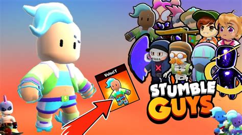СТАМБЛ ГАЙС НА РОЛИКАХ Легендарный Скин Veloci T Stumble Guys 2023 Youtube