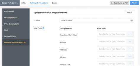 Connect Fluent Forms To Salesforce Wp Fusion