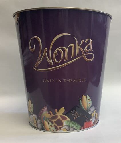 Wonka Tin Popcorn Bucket 2023 4695473465