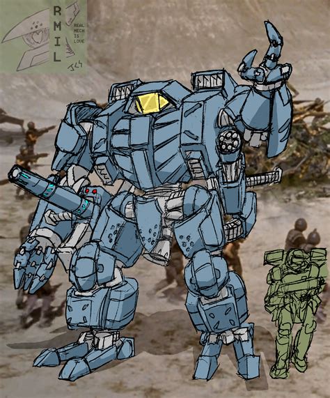 Ape Orbital Drop Mech My Starship Troopers Fanart And Lore