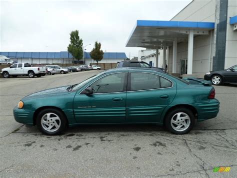 1999 Manta Green Metallic Pontiac Grand Am Se Sedan 53982725 Photo 2